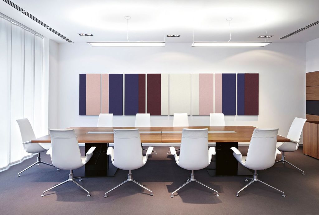 Acoustic Color Fields – modular acoustic panel system