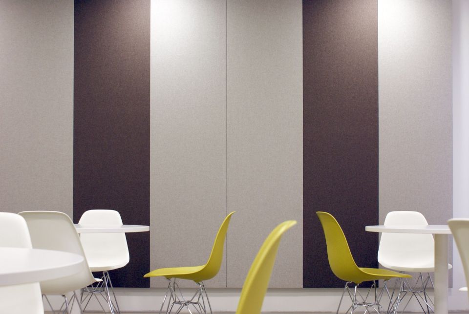 Acoustic Color Fields – modular acoustic panel system