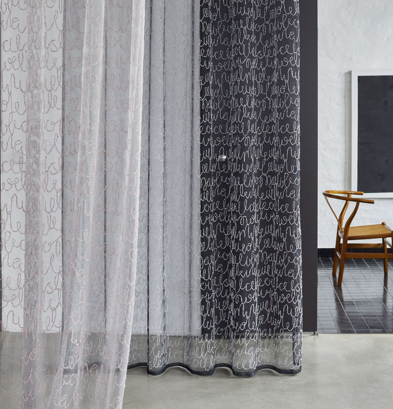 Curtain fabrics for every application - from transparent to dense