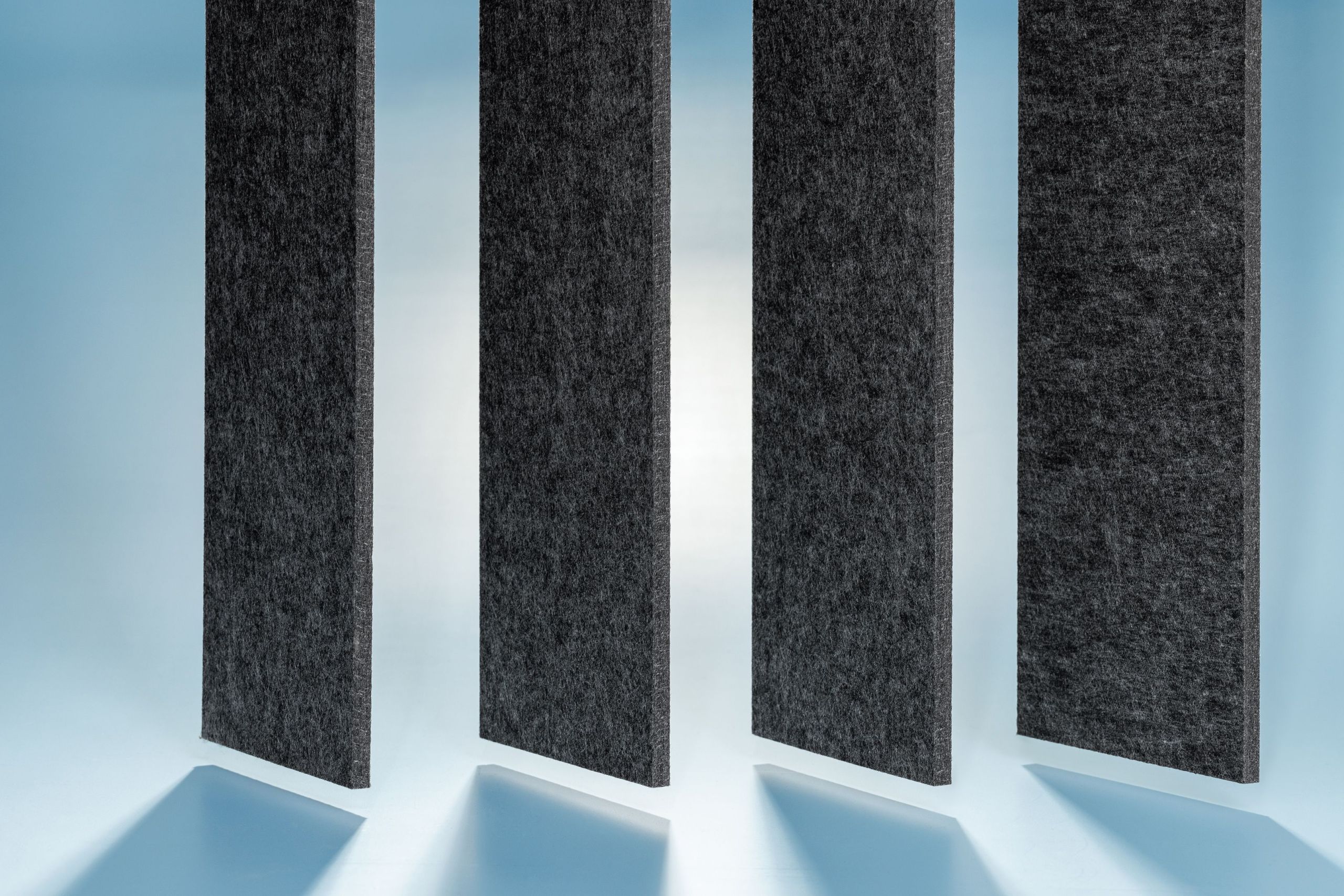 Akustiklamellen - ACOUSTIC STRIPES für flexible Raumzonierung