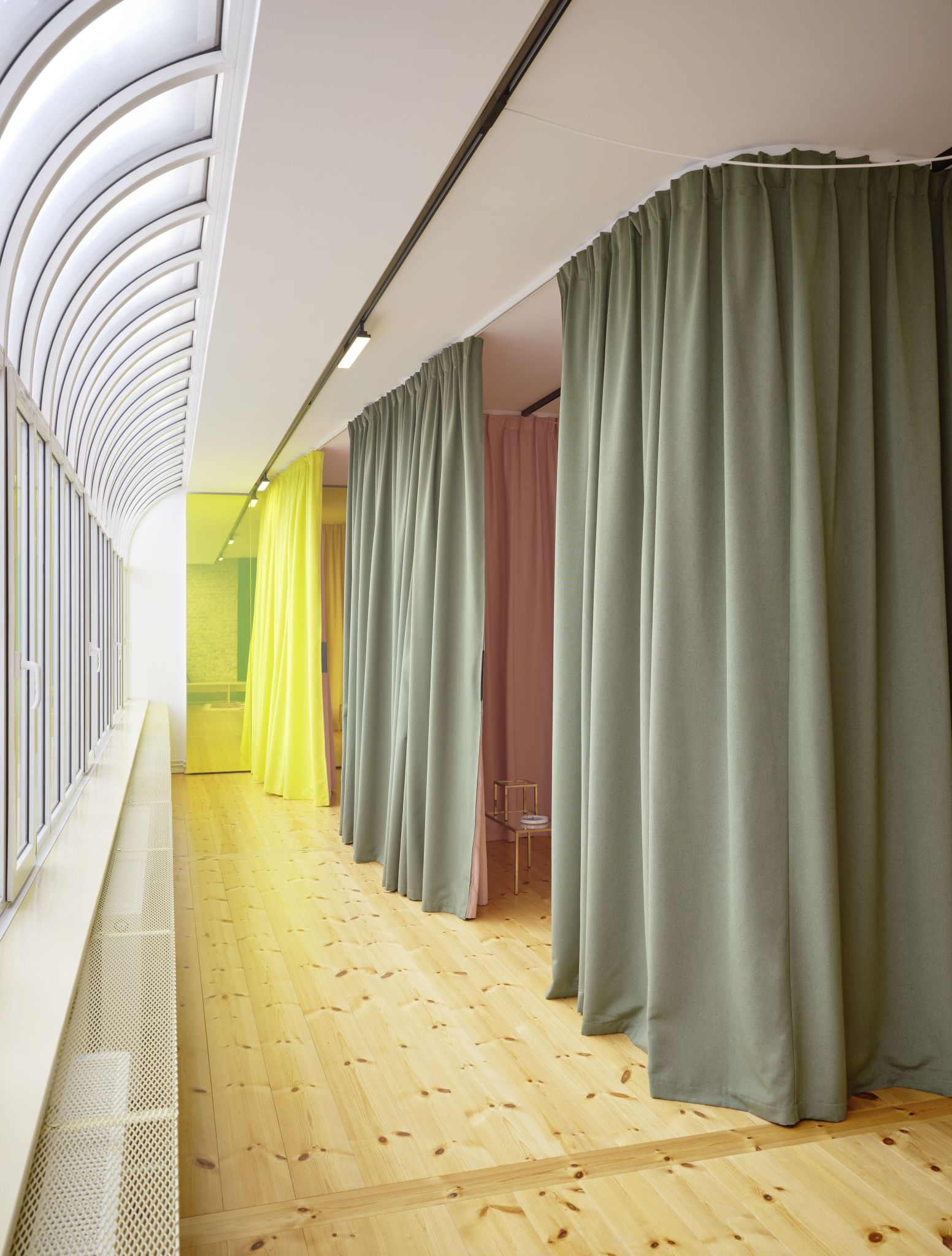 Acoustic partition curtain - ACOUSTIC DIVIDER VARIO